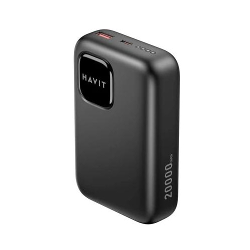 Havit power bank PB34 brzo punjenje 20000 mAh PD 20W crna