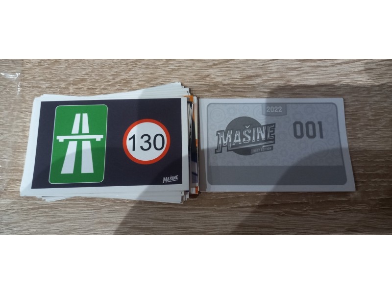 43 različite sličice Mašine