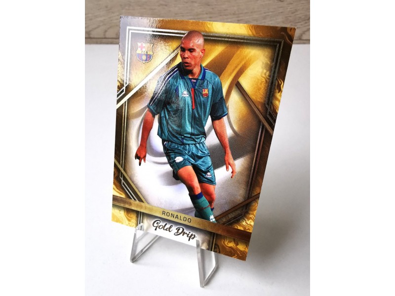 RONALDO R9 Topps Gold Drip FC Barcelona