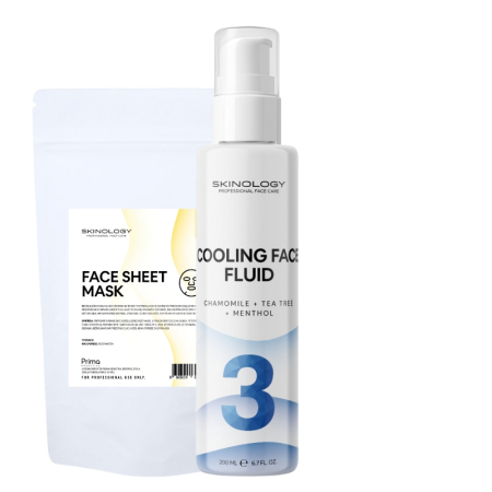 3 Cooling Face Fluid + Sheet Masks