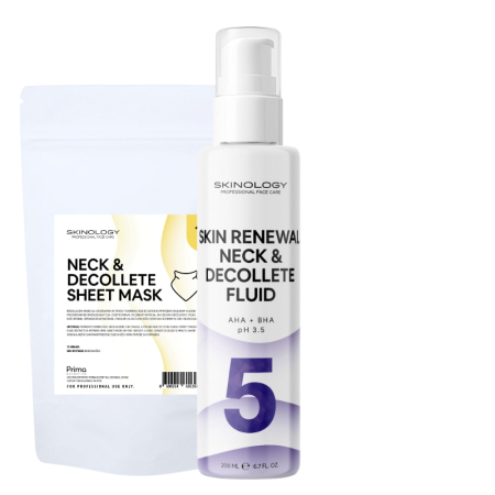 5 Skin Renewal Neck and Decollete Fluid + Sheet Masks