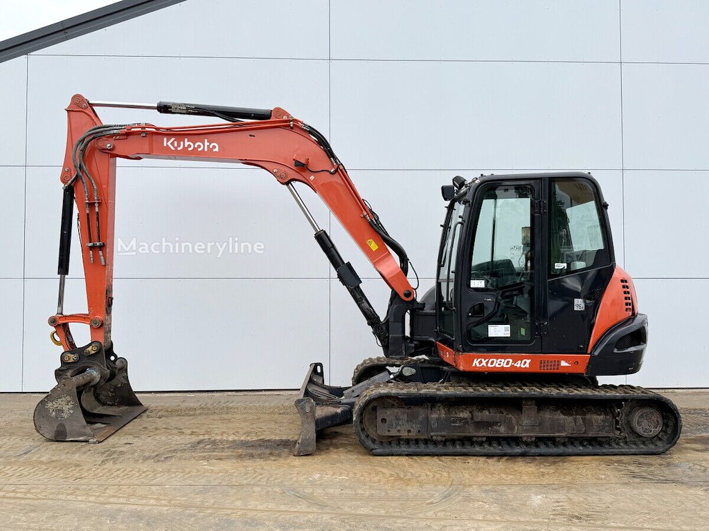 Kubota KX080-4a mini bager