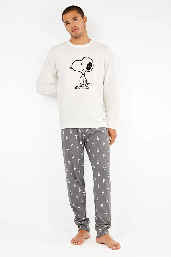 Men's Snoopy print pyjamas set