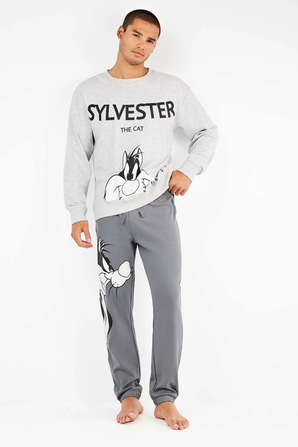 Sylvester men's pyjamas set in jersey-knit knit