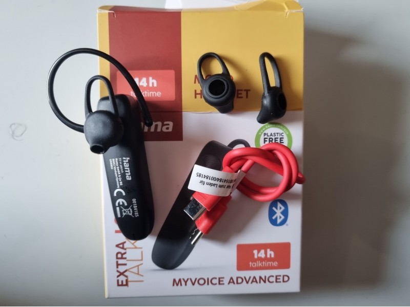 HAMA MyVoice Advanced Black Bluetooth slušalica