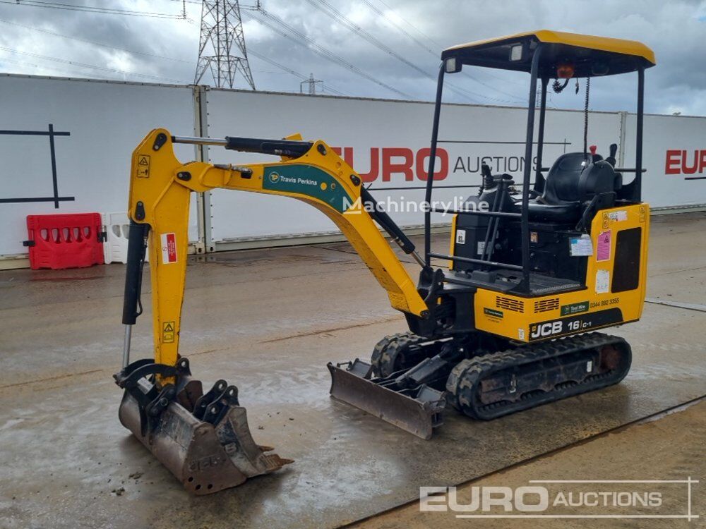 Prodaje se JCB 16C-1 mini bager na aukciji