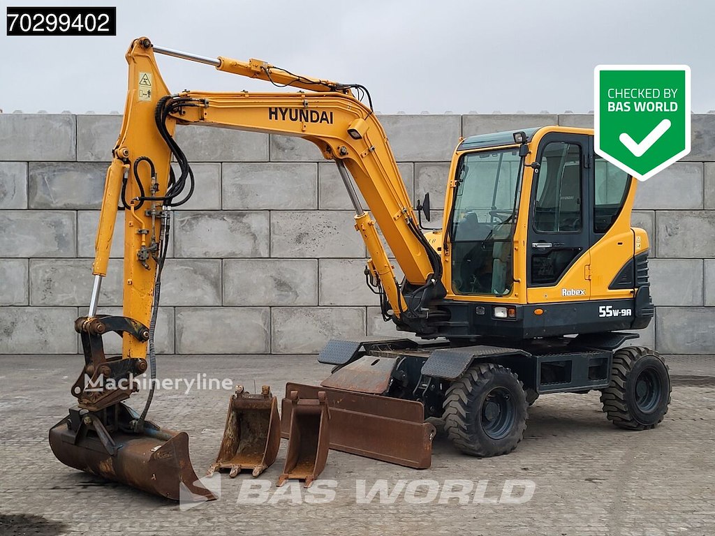 Hyundai Robex 55W-9A EPA bager točkaš