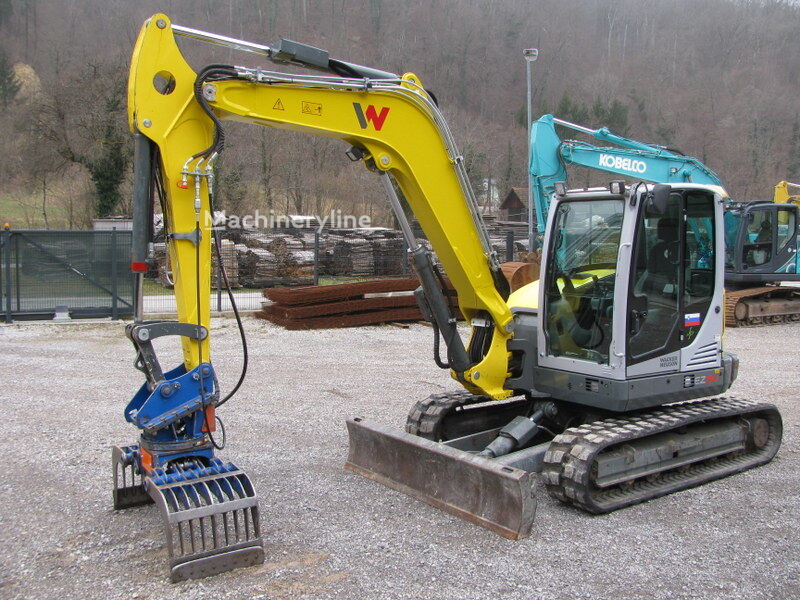 Wacker Neuson EZ80 POWERTILLT in grajfer TOP mini bager