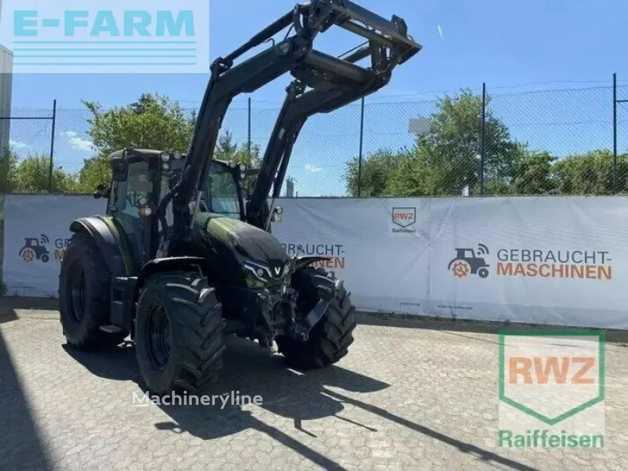 Valtra g135 v schlepper mini bager