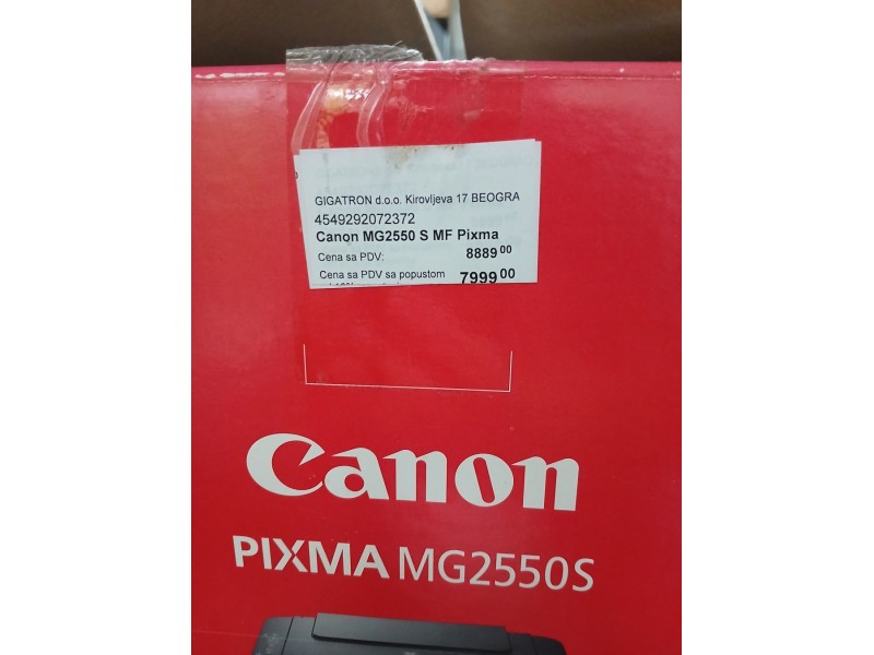 Stampac Canom pixma mg2550s