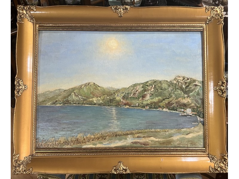 Lazar Mečkić ulje lesonit 85x67