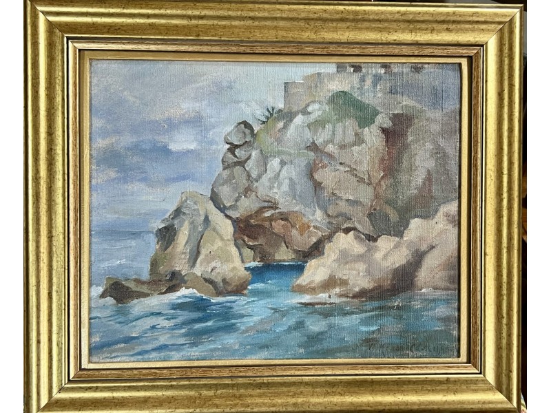 Staro ulje na platnu potpisano 61x50.5