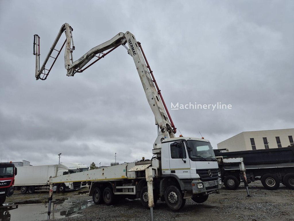 Sermac 5z41 48m, 150m3/h na šasiji Mercedes-Benz Actros 4144 8x4 Sermac 41m, 150m3/h, perfect pump, dozor TDT pumpa za beton