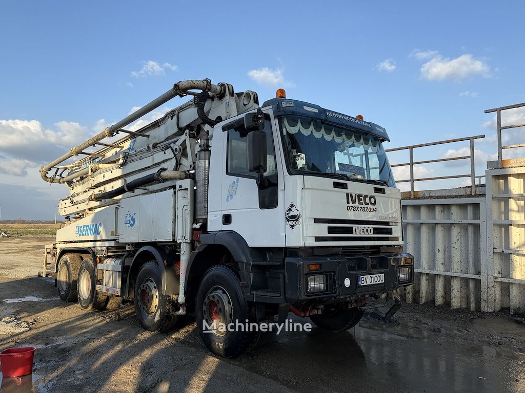 Sermac SCL140 na šasiji IVECO pumpa za beton