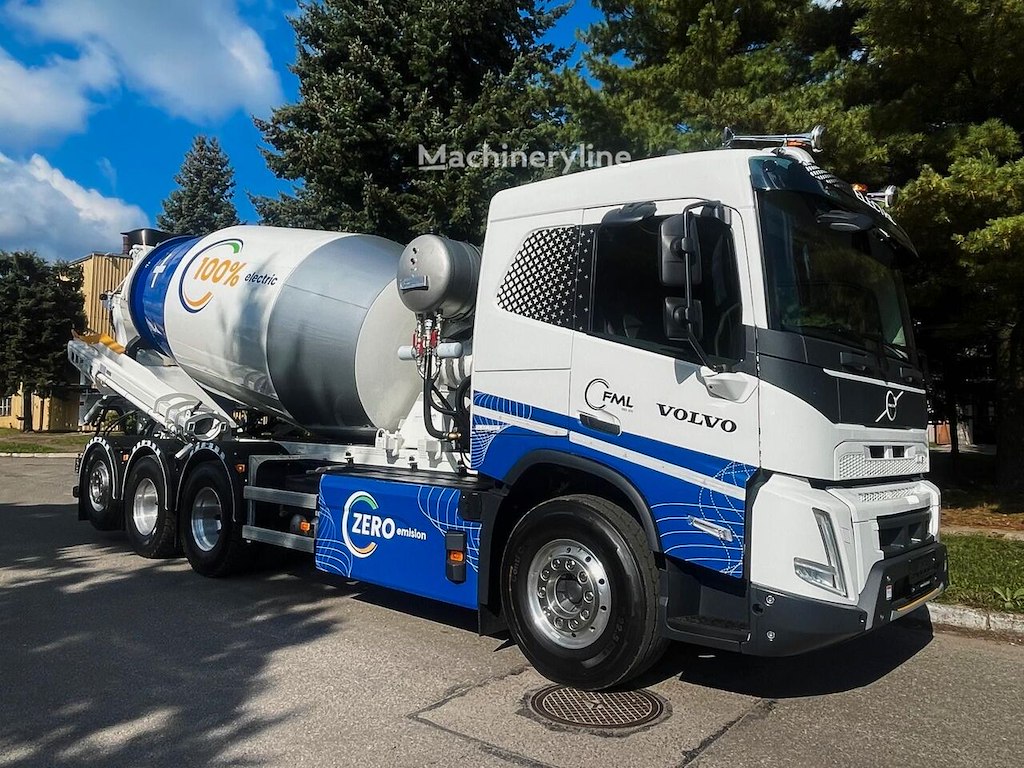Novi FML 10 na šasiji Volvo FMX 490 - 10m³ - E-Mixer kamion s mešalicom za beton