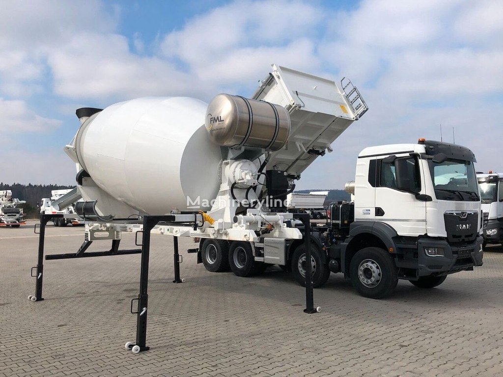 Novi MAN TGS 41.440 Tipper + Mixer kamion s mešalicom za beton