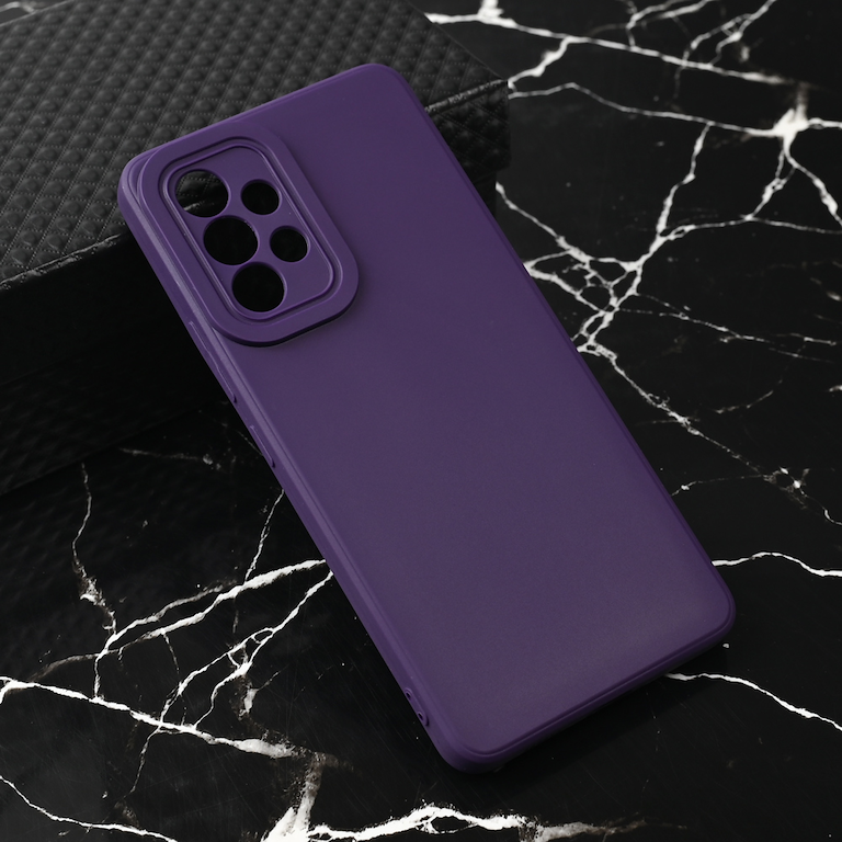 Zastitna maska (futrola) Teracell Giulietta - Samsung A536 Galaxy A53 5G mat tamno ljubicasta
