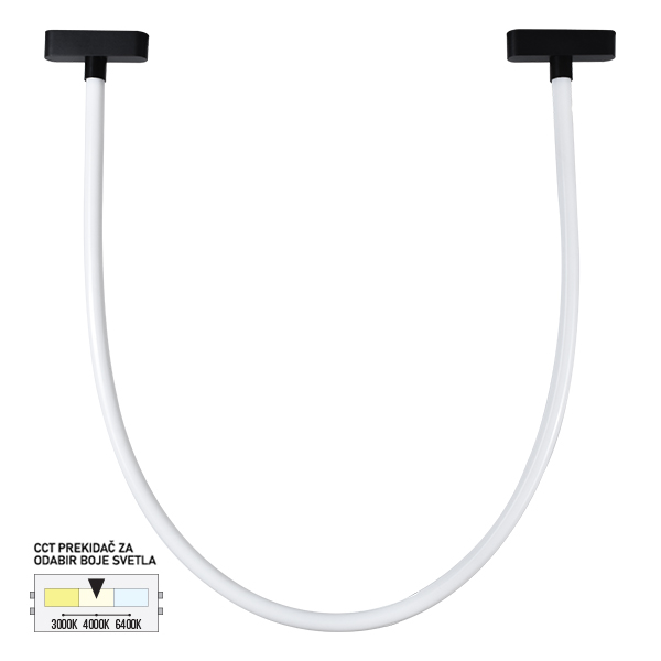 LED MAGNETNA SVETILJKA CCT ULTRA SLIM FMS4006-20 BK