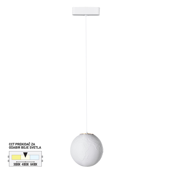 LED MAGNETNA VISILICA CCT ULTRA SLIM FMS4003-7 WH