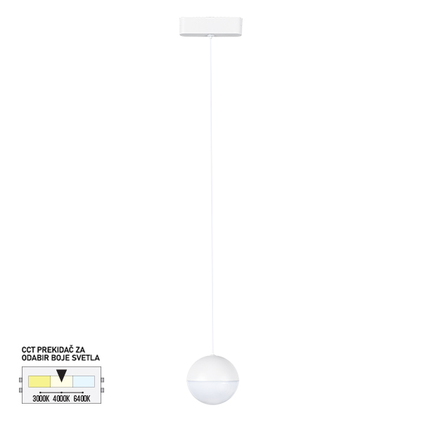 LED MAGNETNA VISILICA CCT ULTRA SLIM FMS4004-7 WH