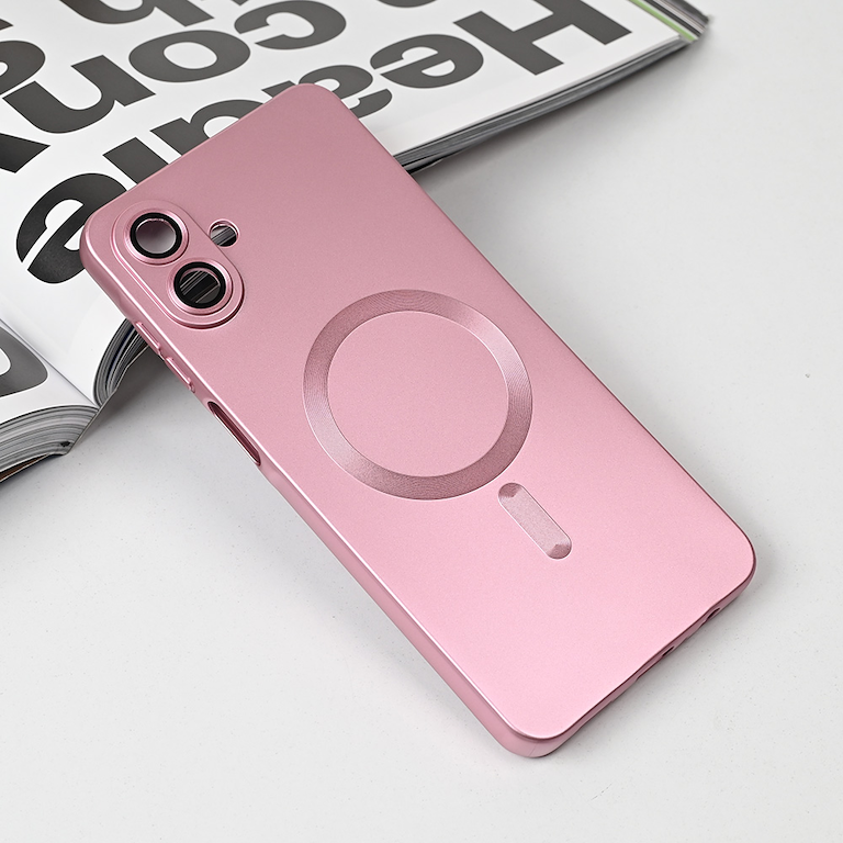 Zastitna maska (futrola) Magsafe Chrome - Samsung A075F Galaxy A07 roze