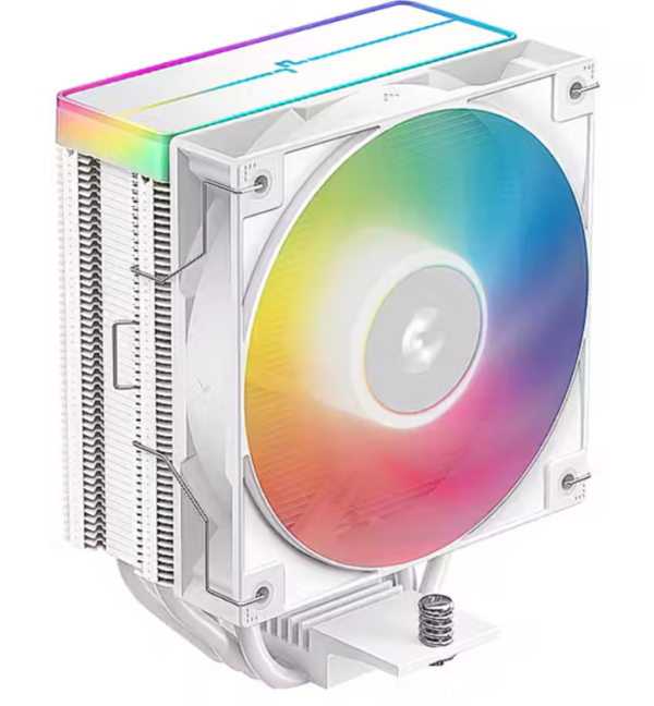 DeepCool CPU Hladnjak DeepCool AG400 WH ARGB V2 BELI, 4 HeatPipe R-AG400-WHAMMN-GJD