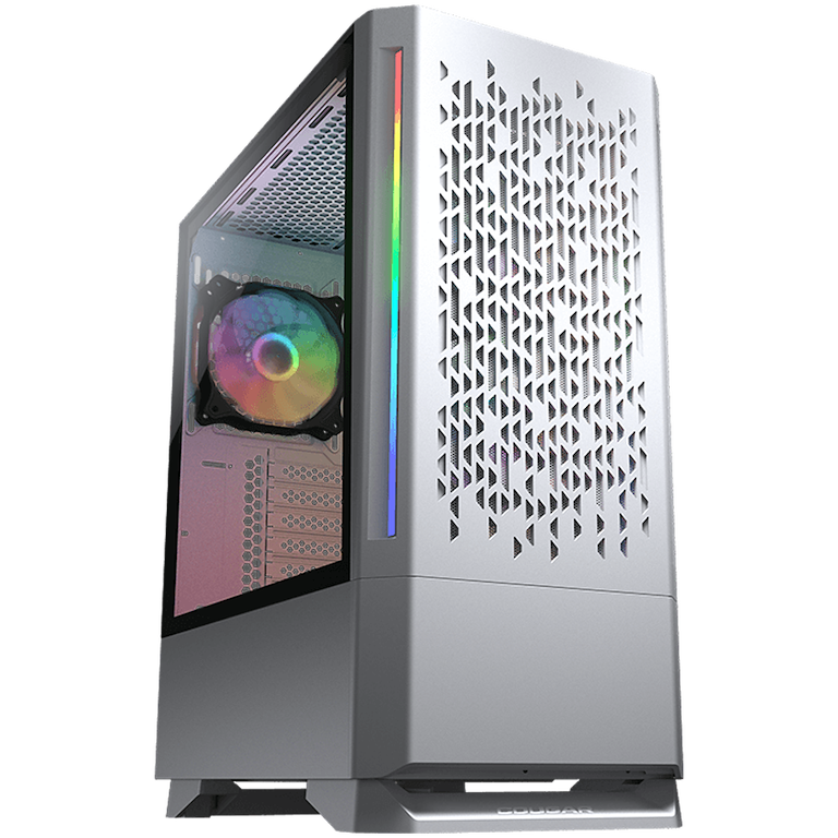 COUGAR MX430 Air RGB PC Case, Mid Tower, White