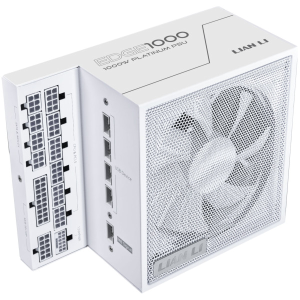 Lian Li Napajanje 1000W Lian Li EDGE 80PLUS Gold PCIe 5.1, ATX 3,1 USB HUB,Belo