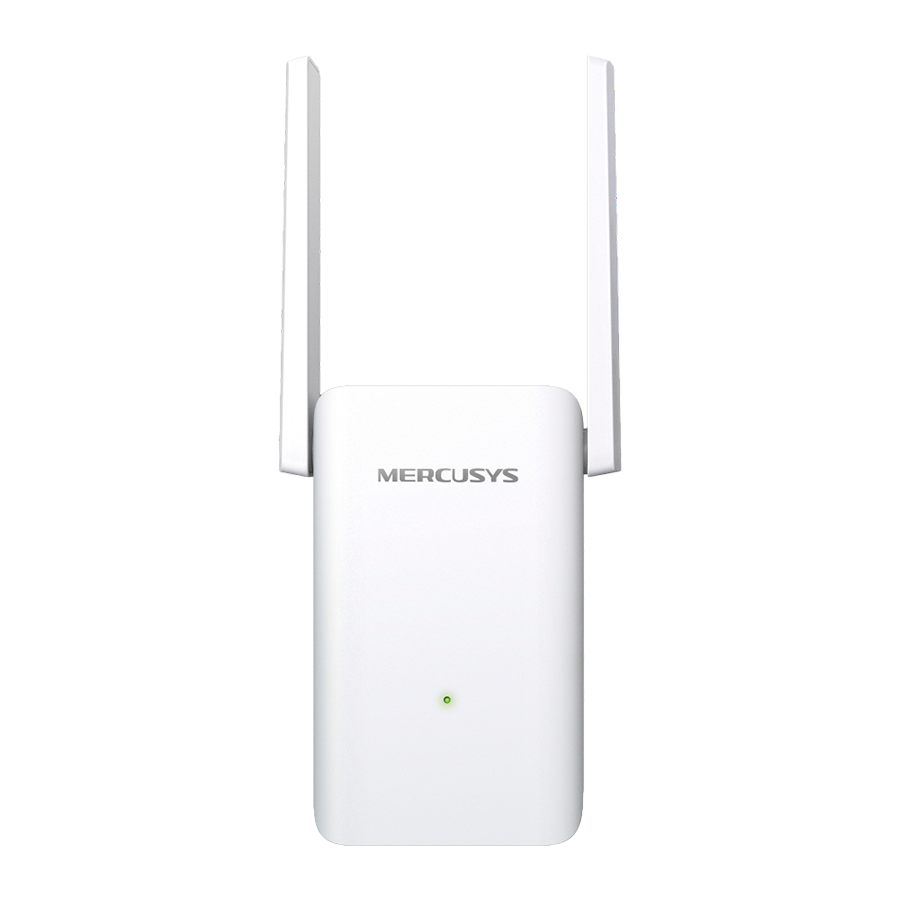 Mercusys ME80X AX3000 Wi-Fi Range Extender, 574 Mbps at 2.4 GHz + 2402 Mbps at 5 GHz, 2 x Fixed External Antennas, 1 x Gigabit Port, Wall Plugged, 1024 QAM, OFDMA, MERCUSYS APP, WPS/Reset Button, ...