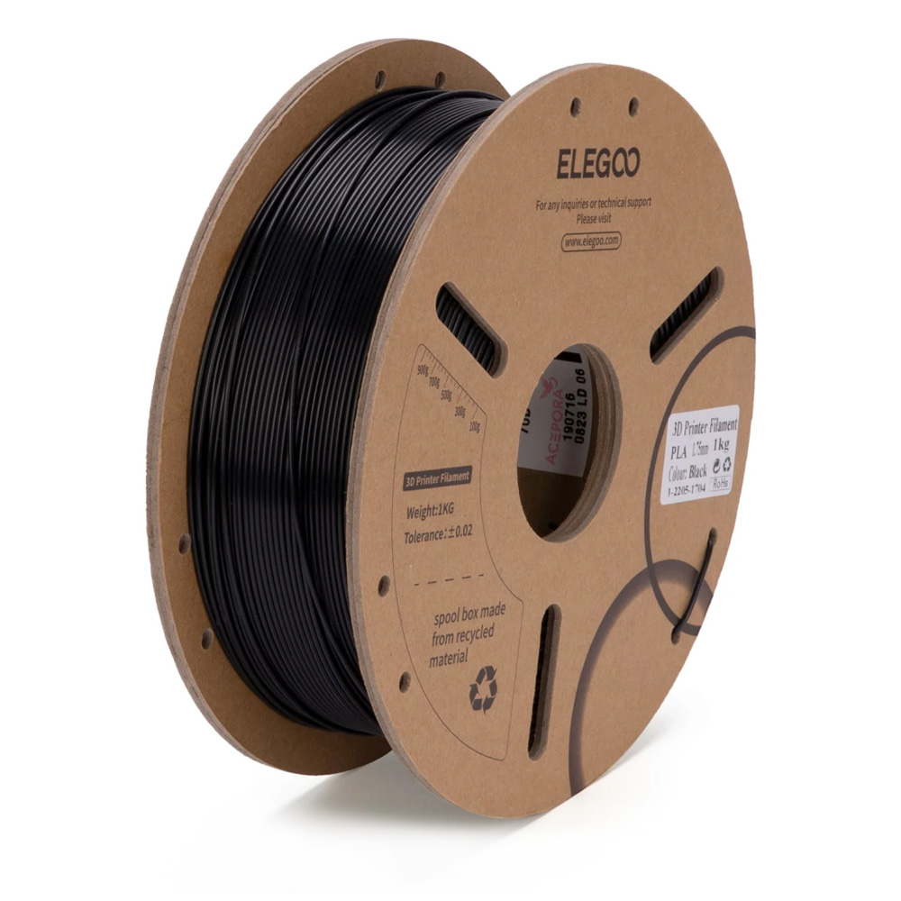 ELEGOO PLA Filament 1kg Crna, 50.203.0038