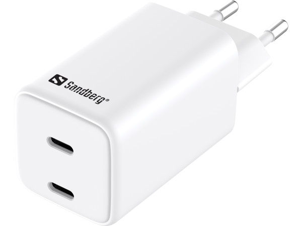 Sandberg USB auto punjač Sandberg 441-56 Dual USB-C PD 65W