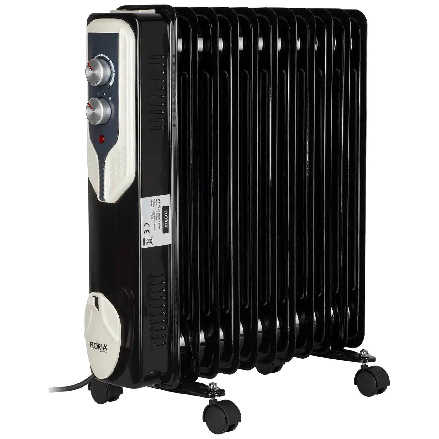 Uljni radijator Zilan ZLN3666 11 rebara, 2500 W