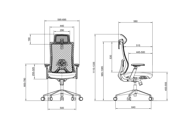 UGD Ergonomska kancelarijska stolica UGD Work Pro