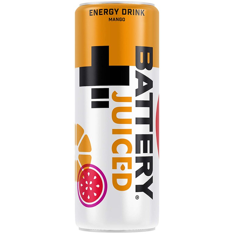 Napitak energetski battery mango 0.25l can