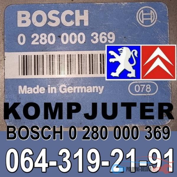 Polovni Delovi Za Peugeot 405 BOSCH 0 280 000 369 Elektrika I Paljenje
