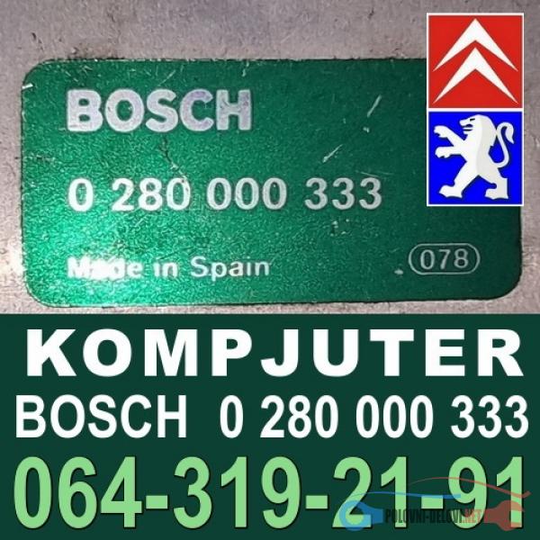 Polovni Delovi Za Peugeot 205 BOSCH 0 280 000 333 Elektrika I Paljenje