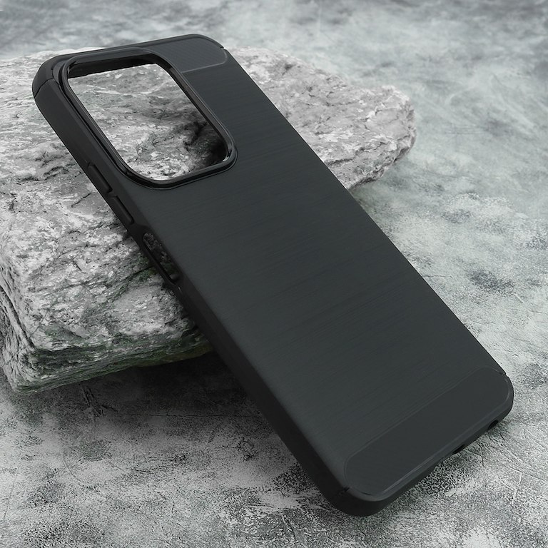 Zastitna silikonska maska (futrola) BRUSHED - Xiaomi Redmi 15C 4G 171mm (global) crna (MS)