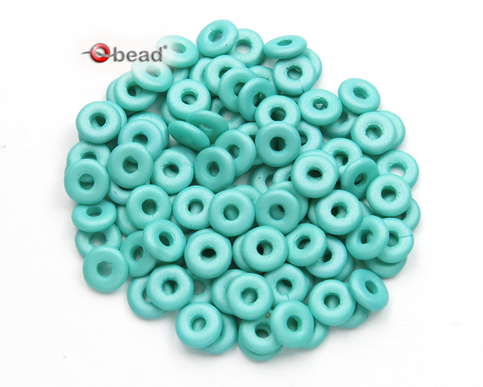 O-BEAD 2X4MM 02010/29569 ALABASTER PASTEL TURQUOISE (2,5GR)
