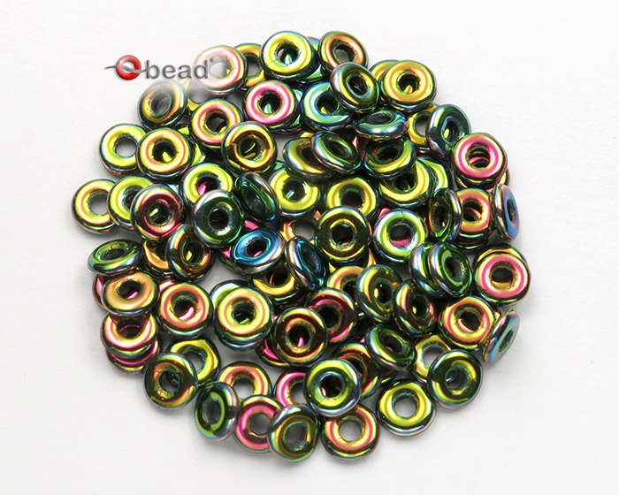 O-BEAD 2X4MM 23980/28100 JET VITRAIL FULL (2,5GR)