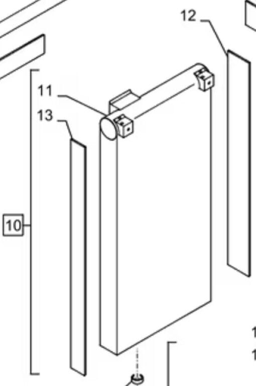 Case LN004130 hladnjak ulja za Case CX245D CX245DSR CX245DSRLC građevinske mašine