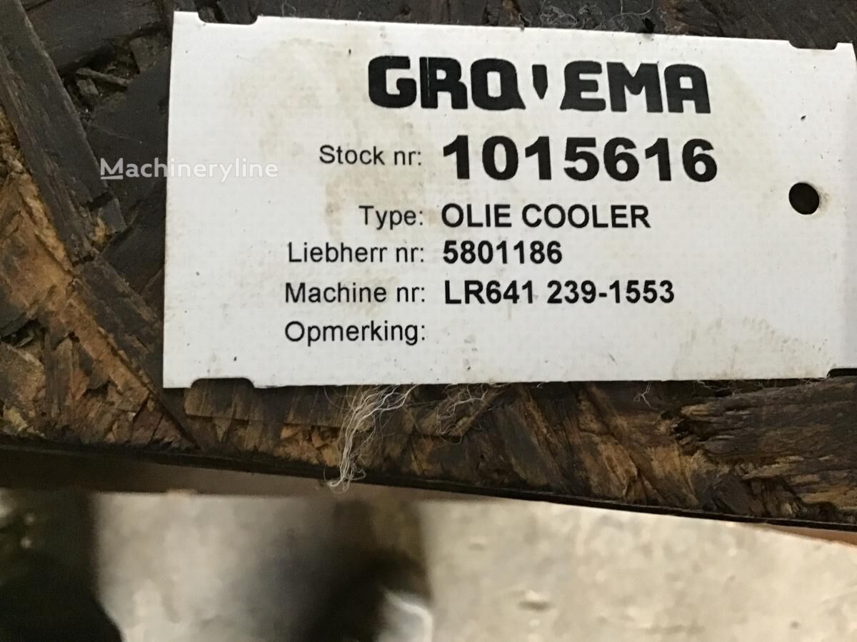 Liebherr Oil Cooler hladnjak ulja za bagera