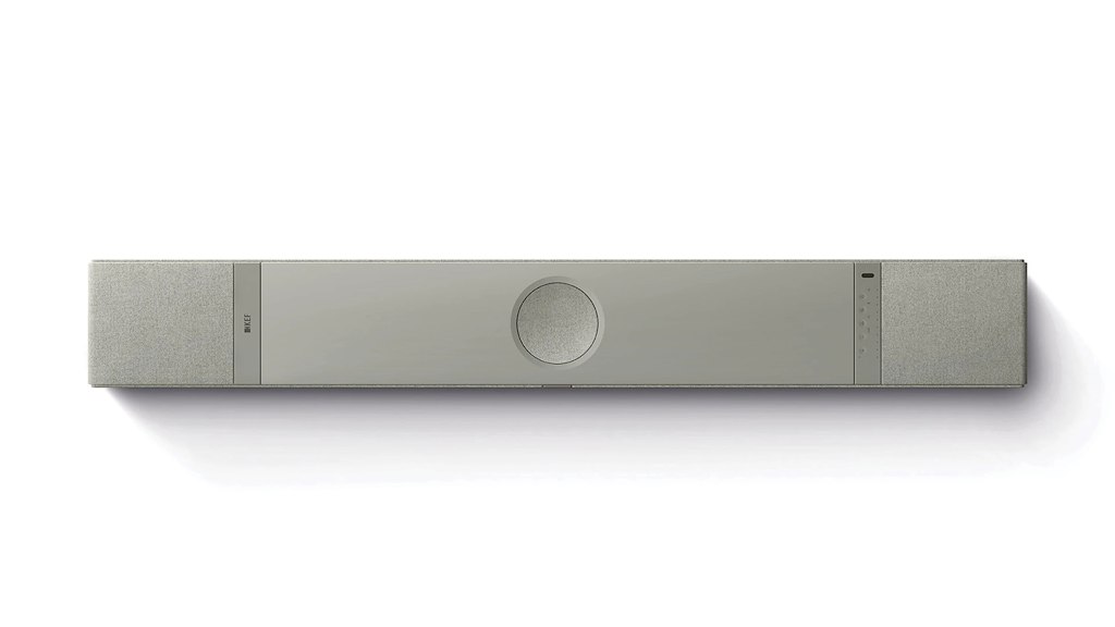 KEF XIO Soundbar Silver Gray