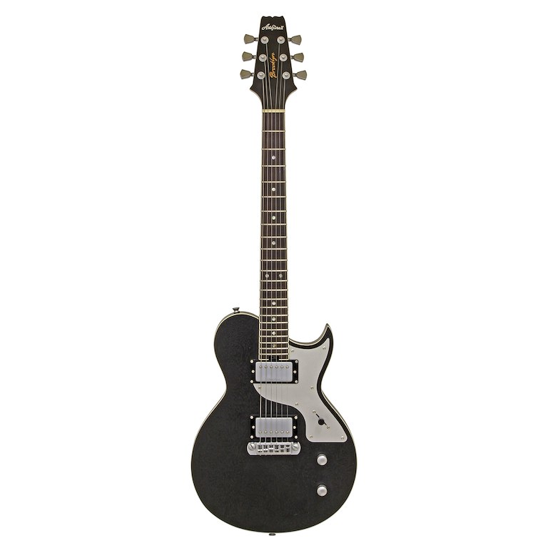 Aria 718-MK2 Open Pore Black - Električna gitara