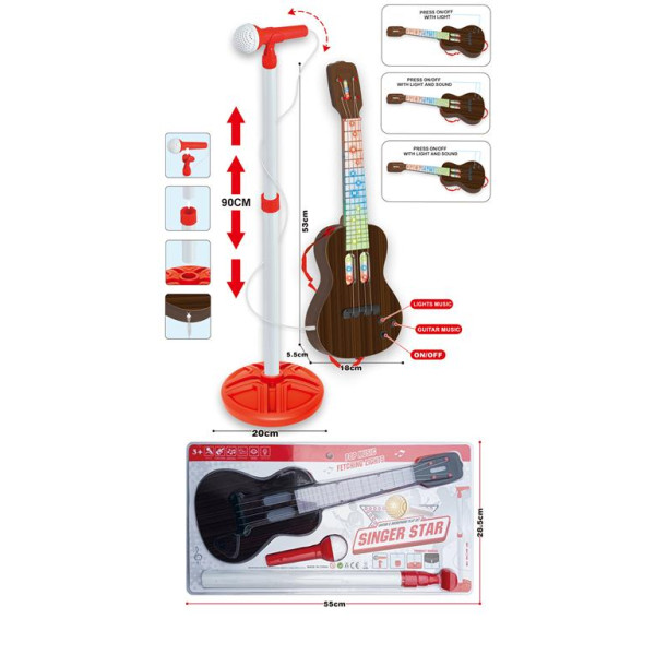 Igračka Gitara i mikrofon set 586518