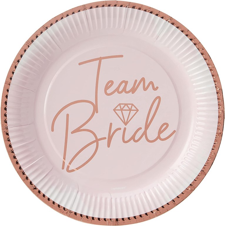 Team Bride tanjirići 23cm • 8 kom