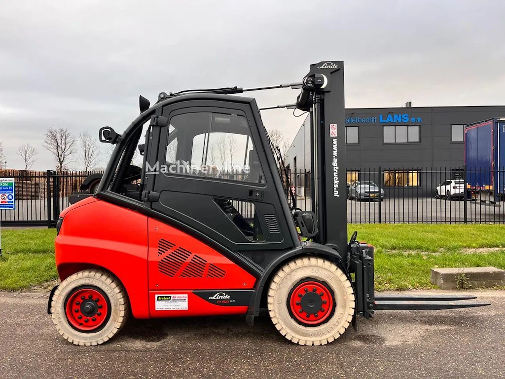 Linde H50T-02 viljuškar na gas