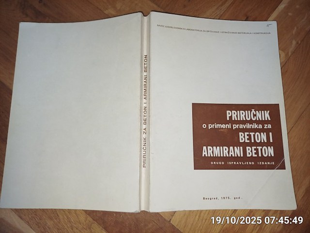 PRIRUČNIK O PRIMENI PRAVILNIKA ZA BETON I ARMIRANI