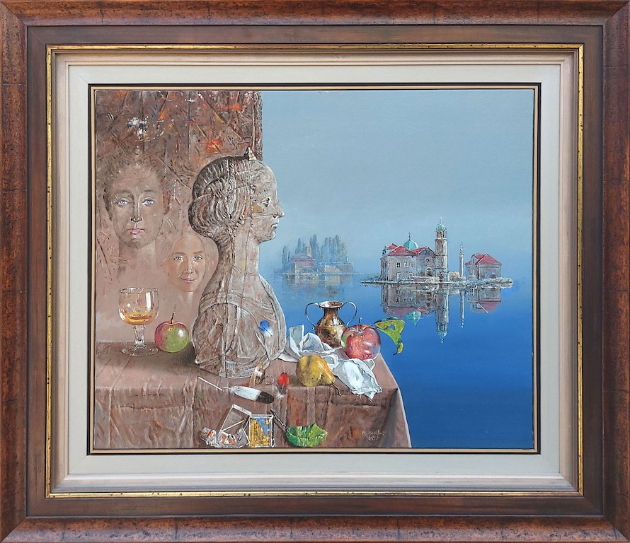 Slika Milana Miletića  – Pogled na Boku