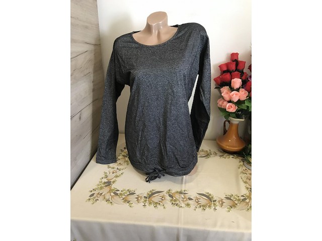 Feedback tamno srebrna bluza XXL