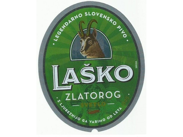 ZLATOROG LASKO pivo etiketa